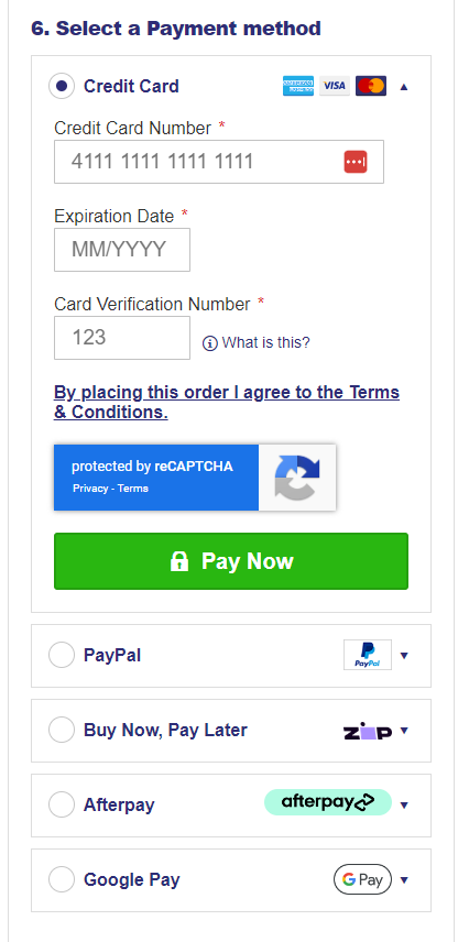 What payment methods do you use? – Total Tools